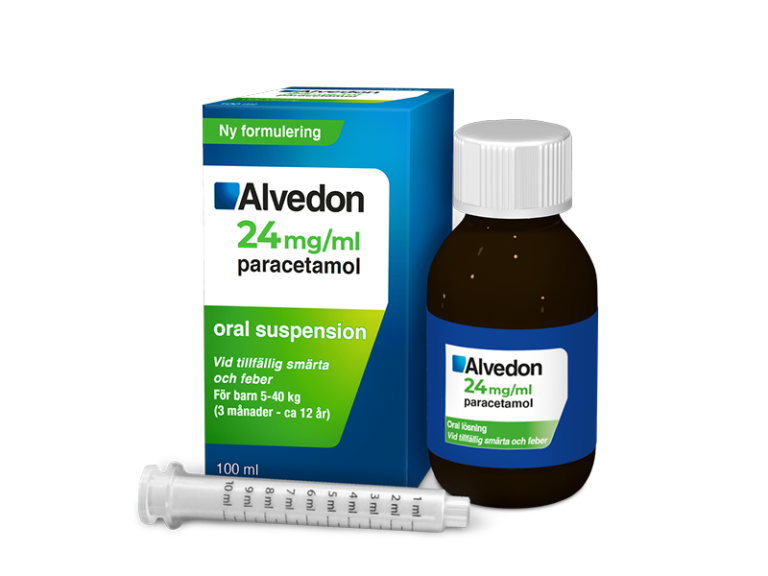 Nyhet! Alvedon oral suspension för barn - Butikstrender